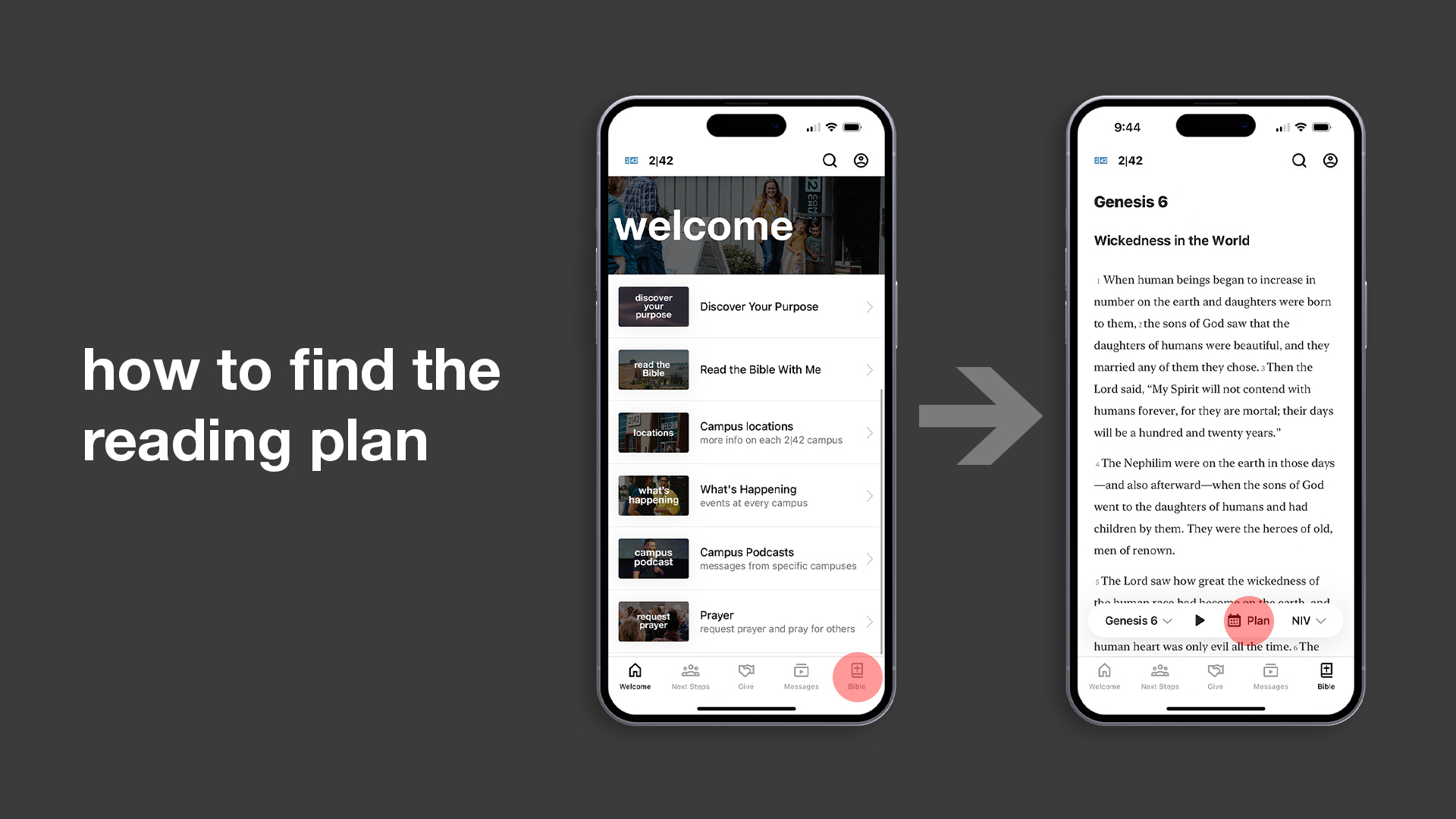 Bible Reading Plan - 2|42 Community Church
